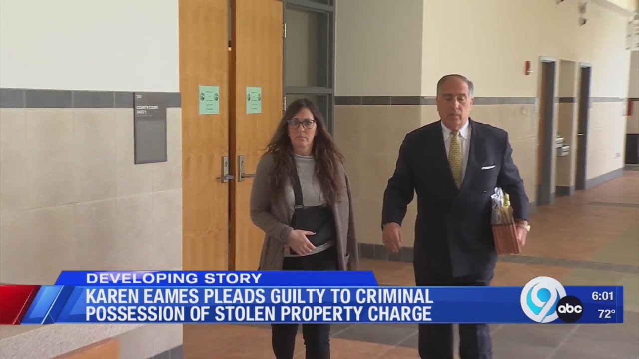 Karen Eames pleads guilty to Criminal Possession of Stolen Property ...