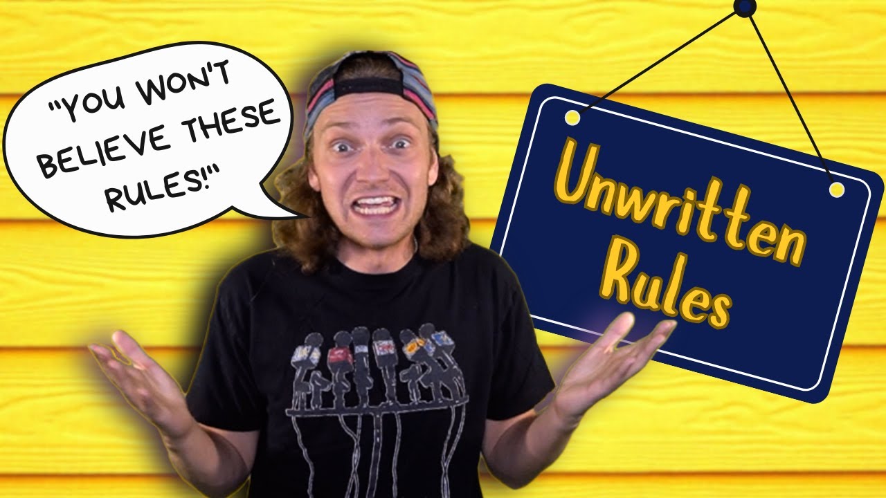 8 Unwritten Rules of Life: Navigating the Hilarious Guidelines We All ...