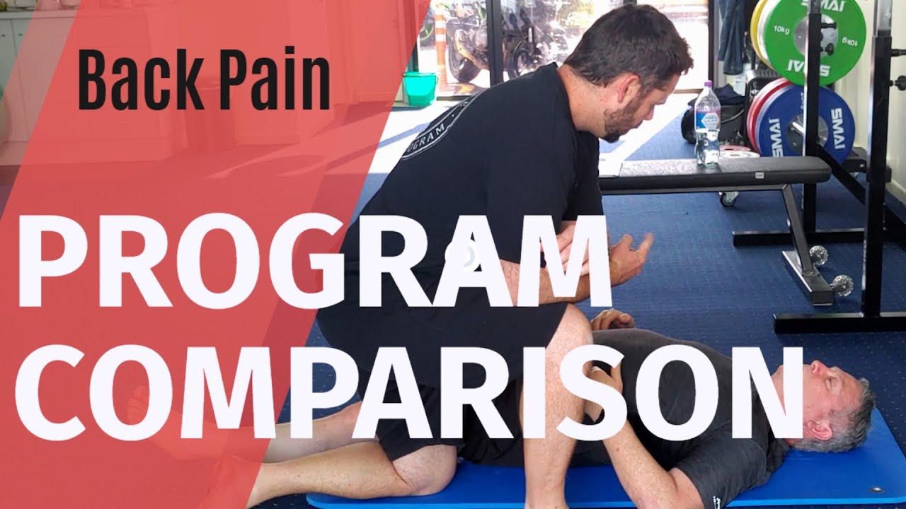Back Pain Rehab: Program Comparison - YouTube