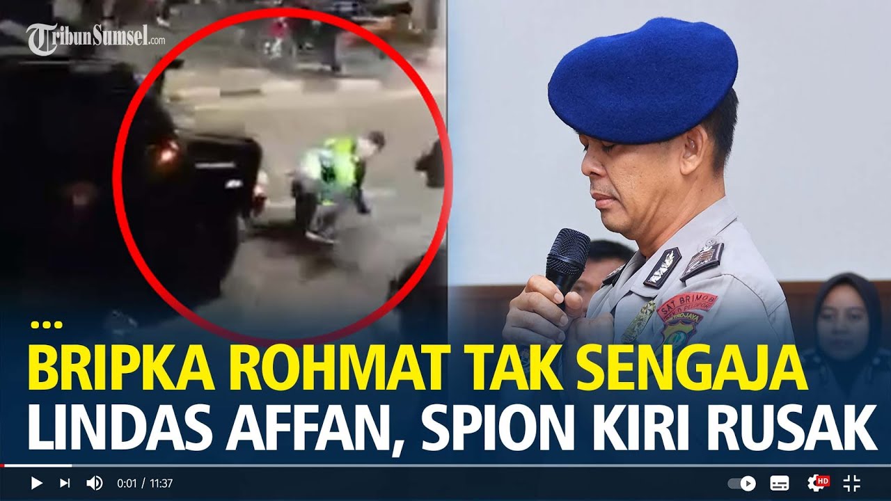 Tak Dipecat! Bripka Rohmat Tak Sengaja Lindas Affan Kurniawan karena ...