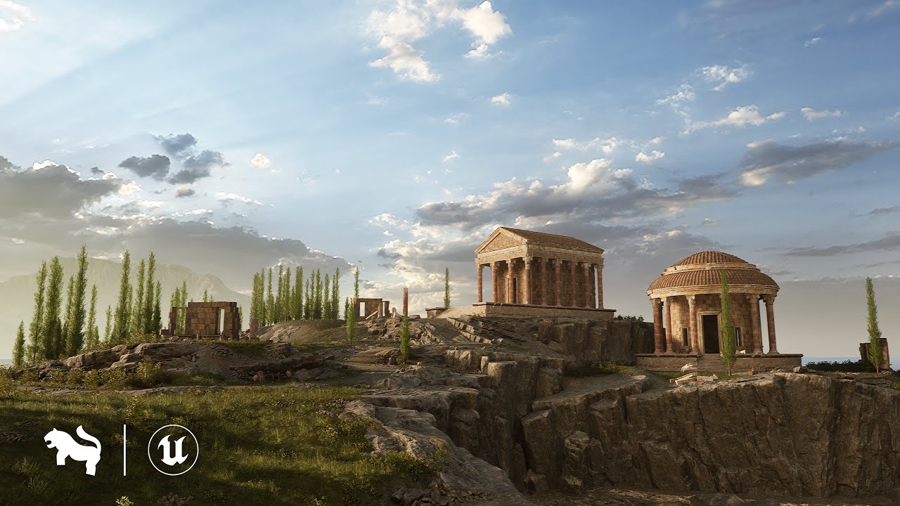 Roman Temple Ruins ( Roman Temple Ruins Historical Building Building Rome )