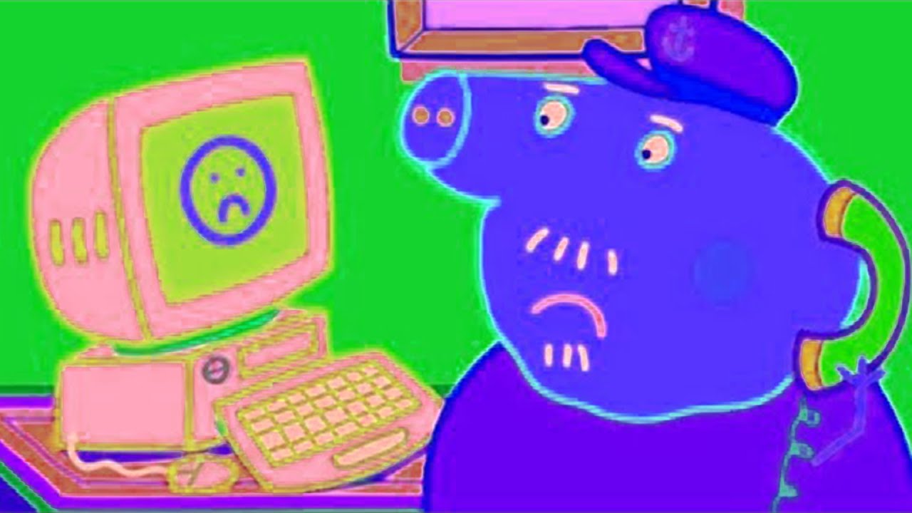 Peppa Pig Broken Computer | Peppa Pig Video Special Effects - YouTube