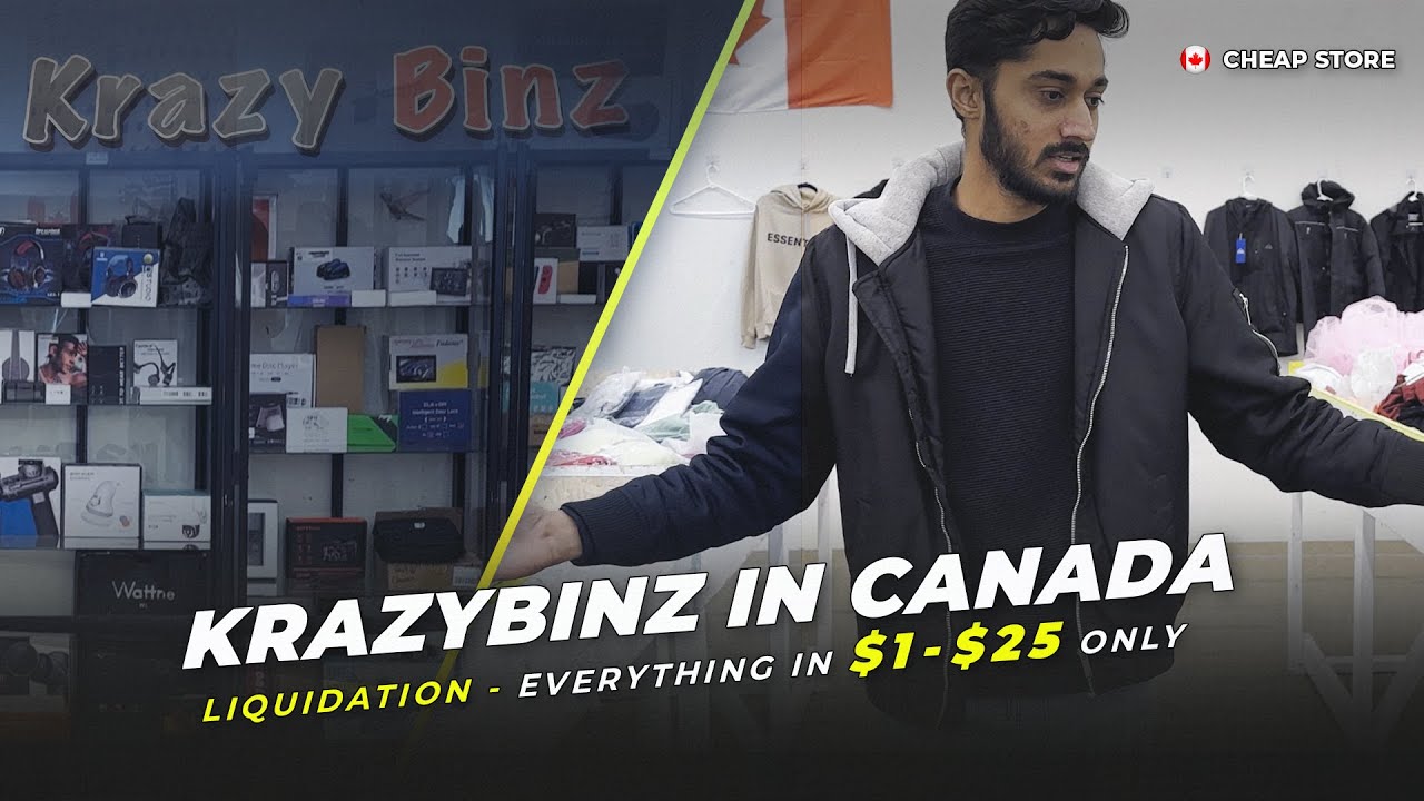 I visited KrazyBinz | The Cheapest A to Z Store in Canada | Liquidation ...