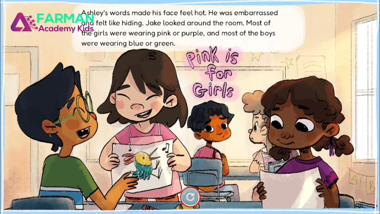 Pink Is For Everyone | Stories With People | Kids learning video ...