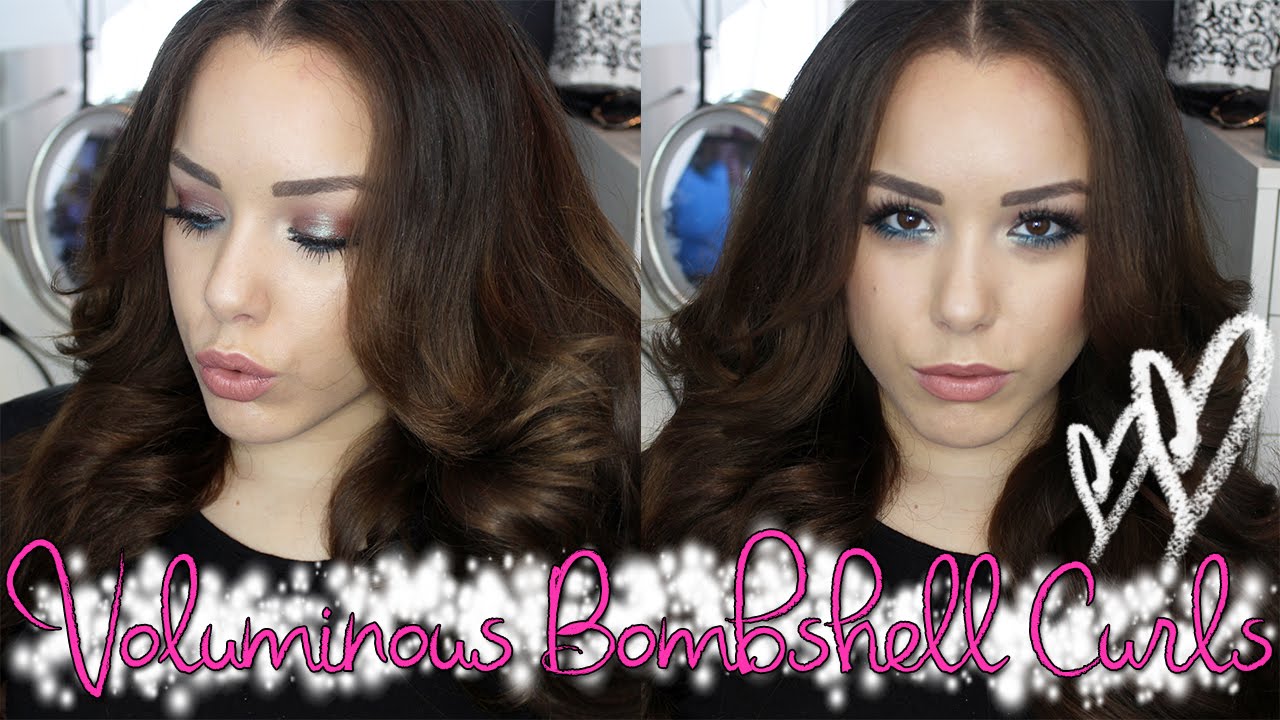 Voluminous Bombshell Curls Hair Tutorial ♡ Ft Estelle's Secret Hair Extensions & Nume - YouTube