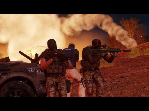 ARMA 3 German Army Attack on US Army Village - YouTube