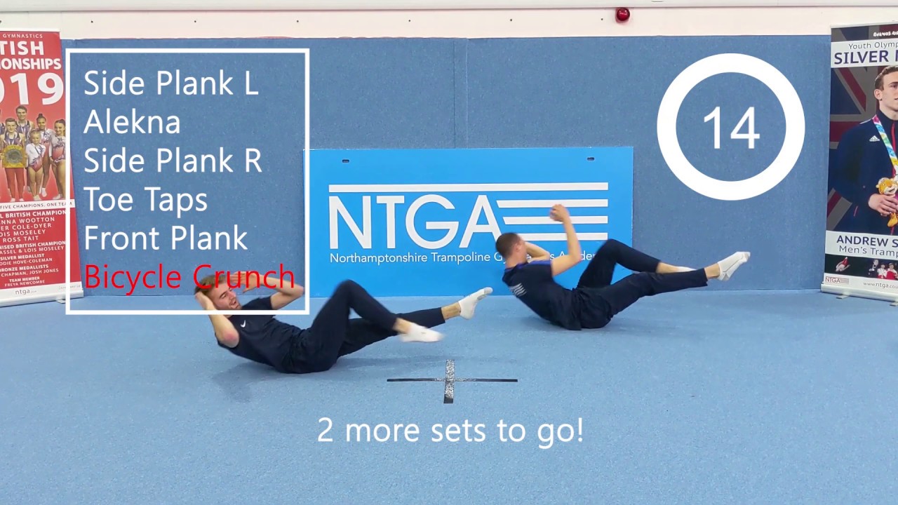 NTGA 6 Minute Core Home Workout - YouTube