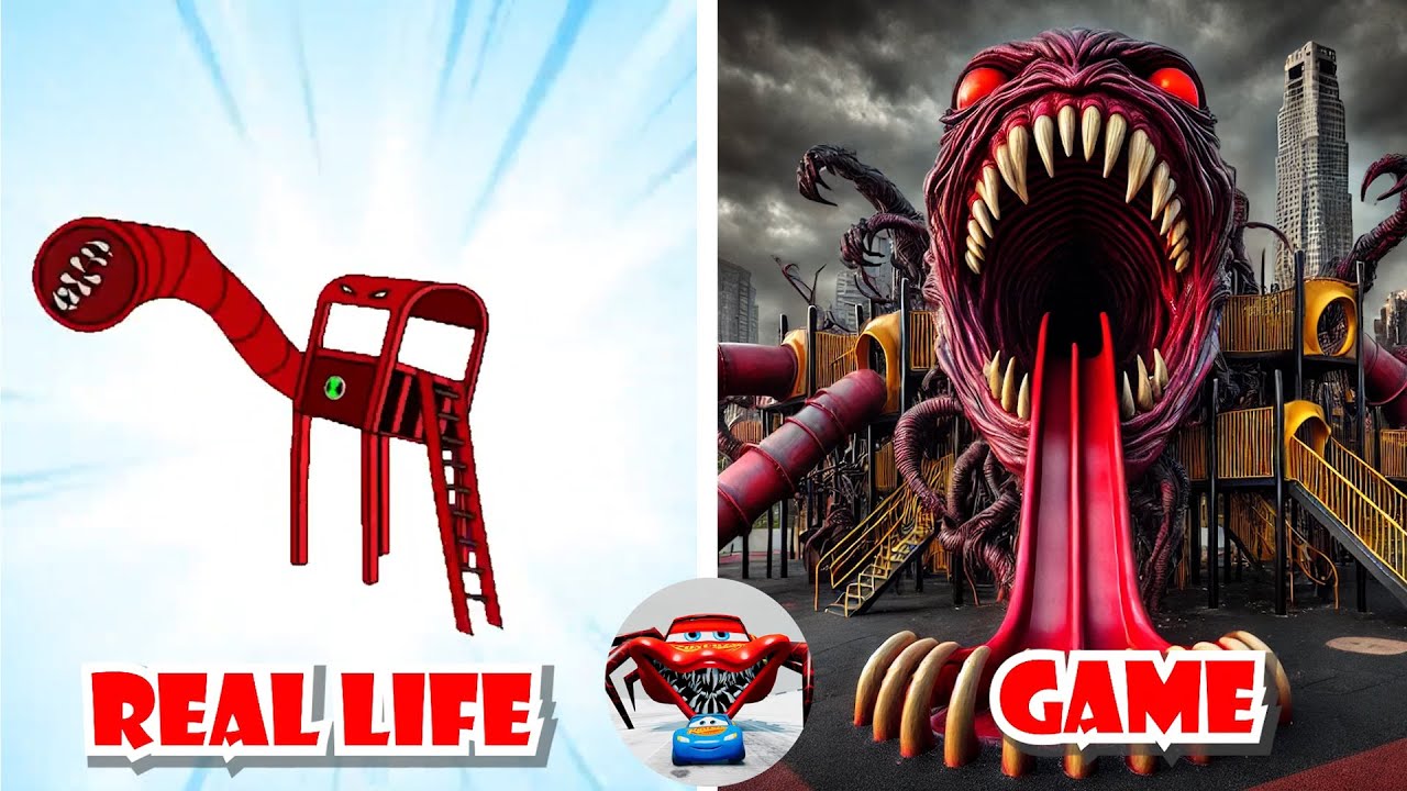 THE EXTRA SLIDE Monster In Real Life | All Eater Monster | Guess The ...