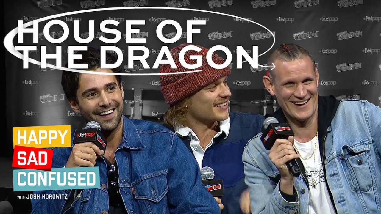 Matt Smith, Tom Glynn-Carney, & Fabien Frankel talk HOUSE OF THE DRAGON ...