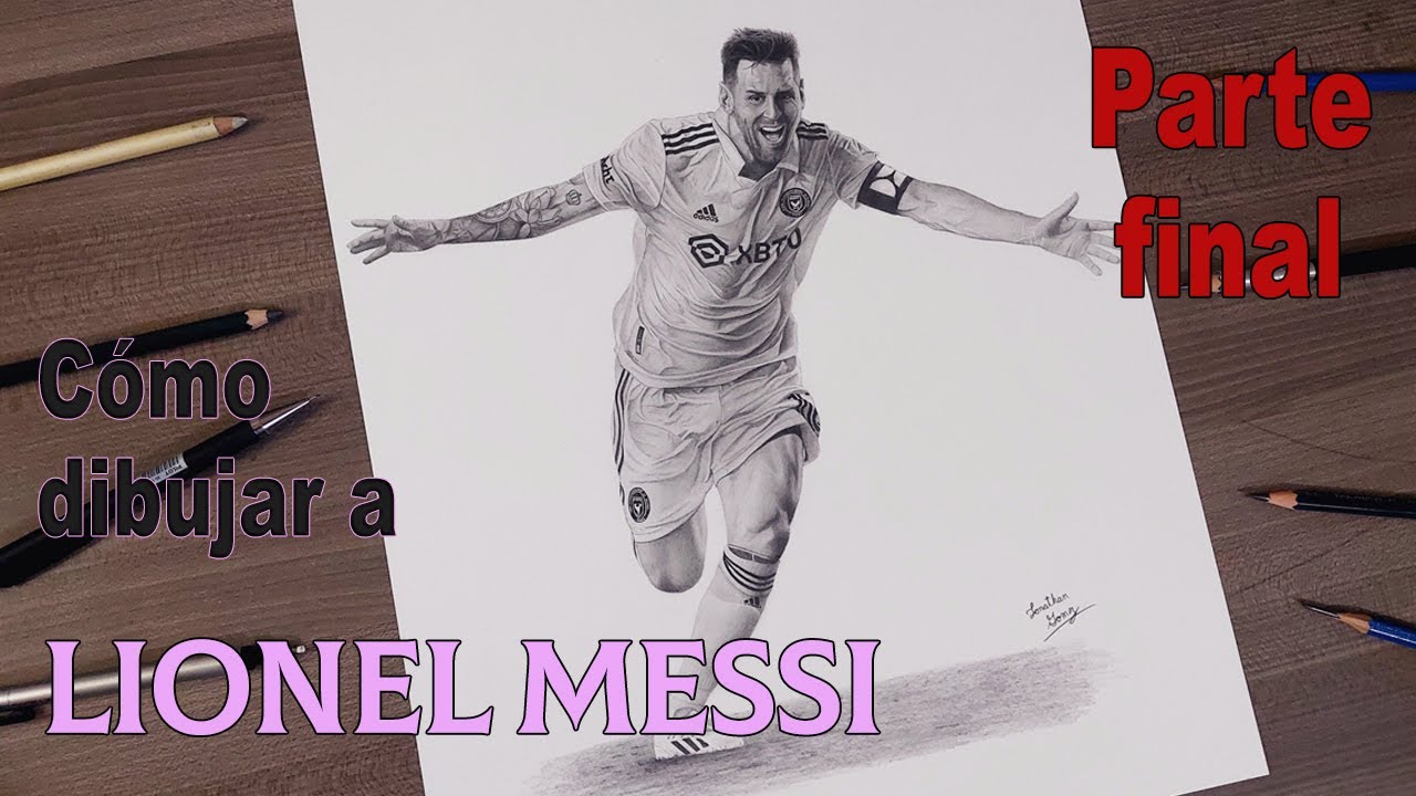 🔴 Dibujando a LIONEL MESSI 🇦🇷 en Inter Miami en TIEMPO REAL / parte ...