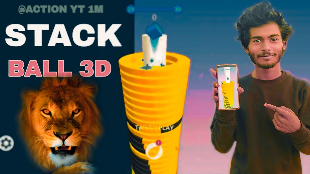 STACK BALL 3D GEME 😱#stackball #shortsfeed #short🔴live like and sabskreba - YouTube
