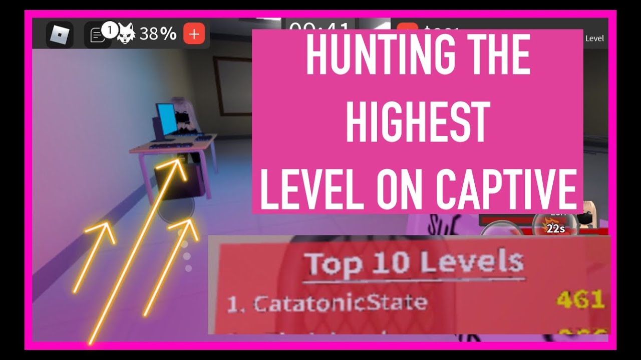 HUNTING DOWN THE HIGHEST LEVEL ON CAPTIVE!- Captive- Roblox - YouTube