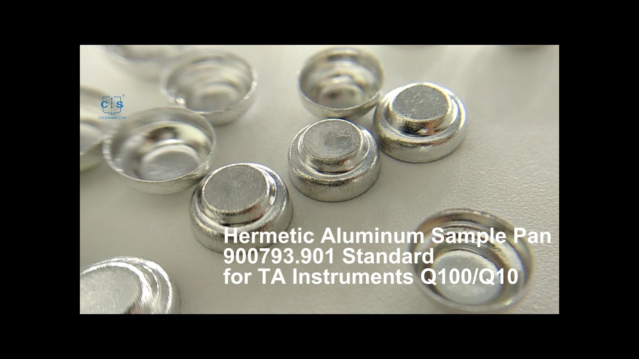 Hermetic Aluminum Sample Pan 900793.901 For TA Instruments - YouTube