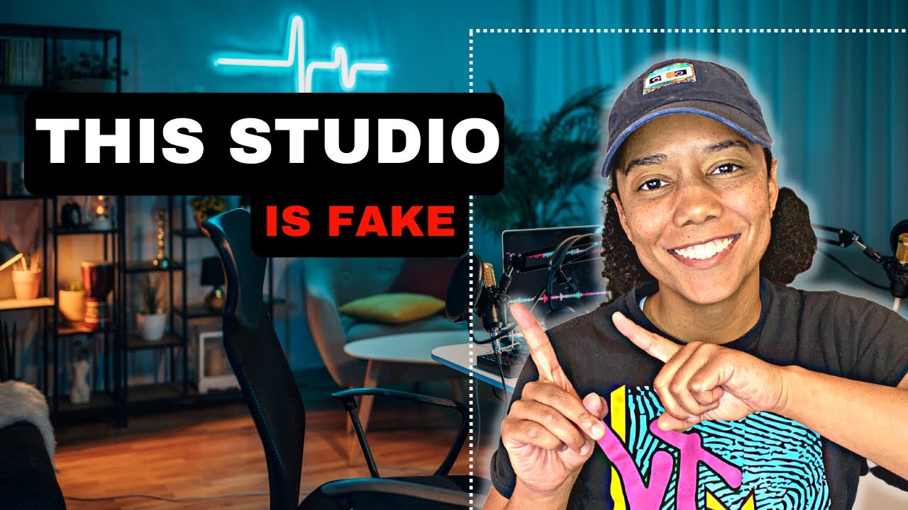 How To Create A Fake Background For YouTube Videos! - YouTube