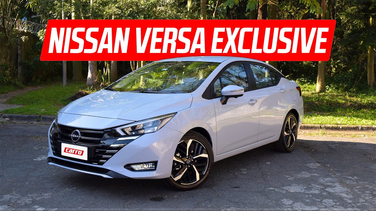 Nissan Versa Exclusive 2024: Testamos a versão topo de linha do sedã ...