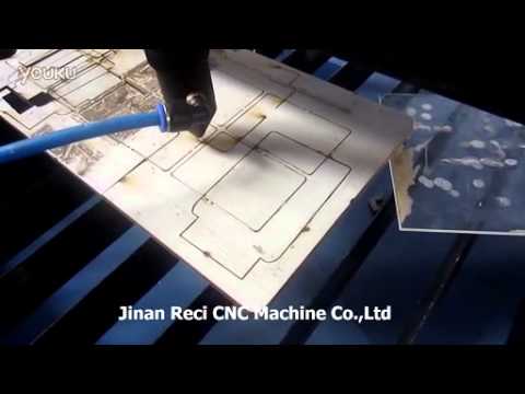 CO2 laser PVC board cutting - YouTube