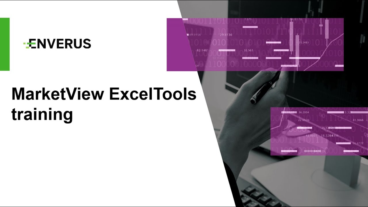 MarketView ExcelTools training - YouTube