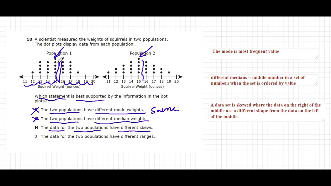 7th Grade STAAR Math Test Prep: TEA Released Questions 9 - 12 - YouTube