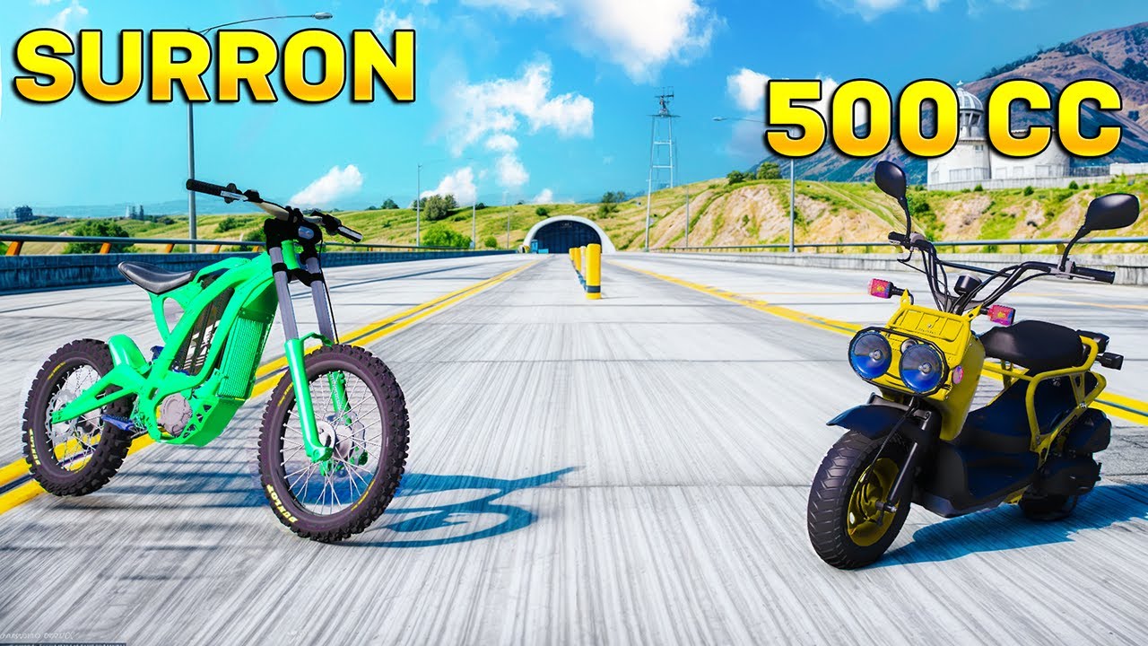 Adquirí una MOTO ELECTRICA SURRON para ARRANCONES en GTA 5 RP - YouTube