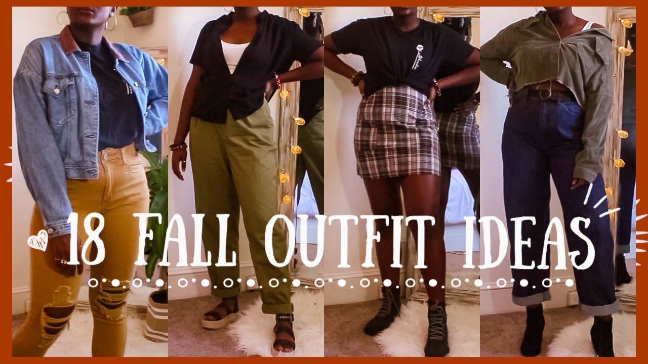 18 Fall/Autumn Outfit Ideas 2019 | What I wear to College/Uni - YouTube