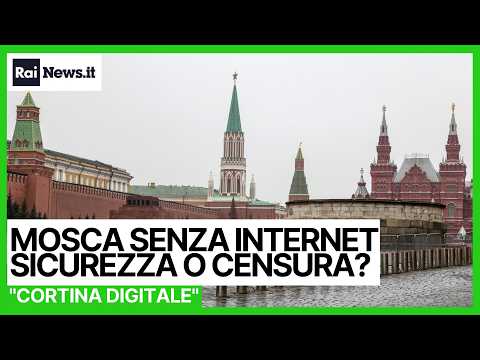 Blackout a Mosca: la città senza internet