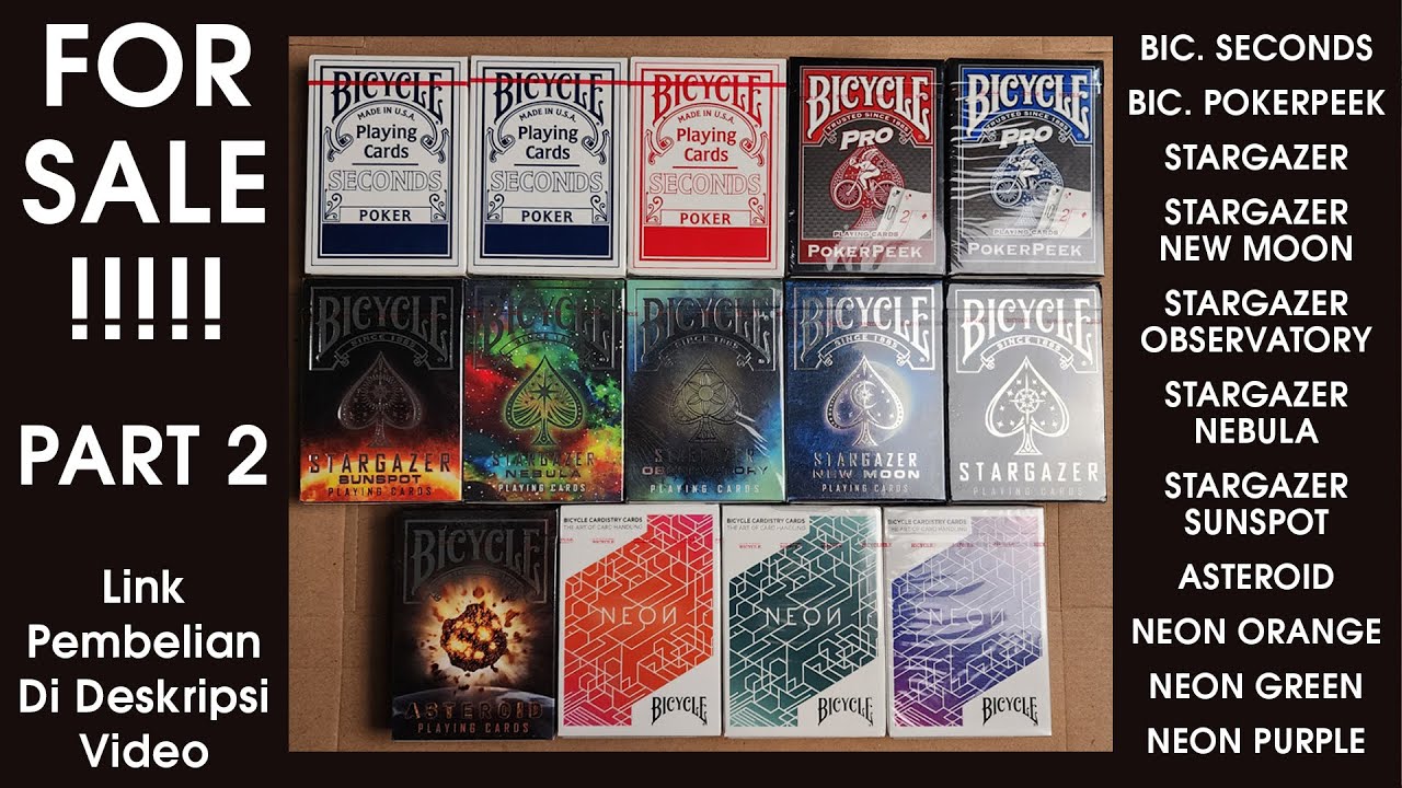 #2 Jual Deck Kartu Remi Koleksi Cardistry Playing Cards - Neon ...