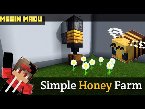 Tutorial Membuat Mesin Madu Di Minecraft | Tutorial Cepat | - YouTube
