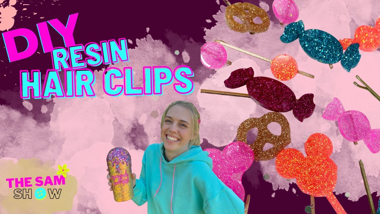 How to Make Resin Hair Clips! - YouTube