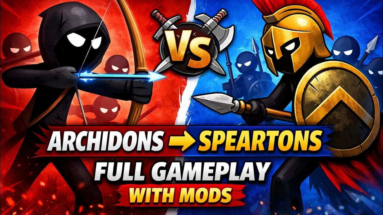 Stick War Legacy Campaign | Archidons Speartons (Full Gameplay) - YouTube