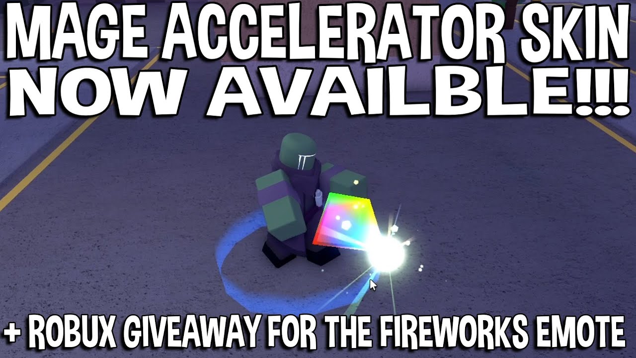 NEW Mage Accelerator skin in the game! (+1000 ROBUX GIVEAWAY) - Tower ...