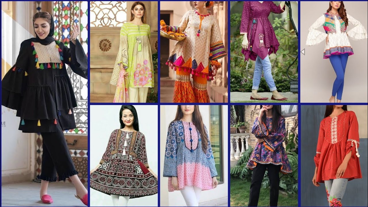 New Girl Short frock Designs 2024 | Short Frock Designs For Girls ...