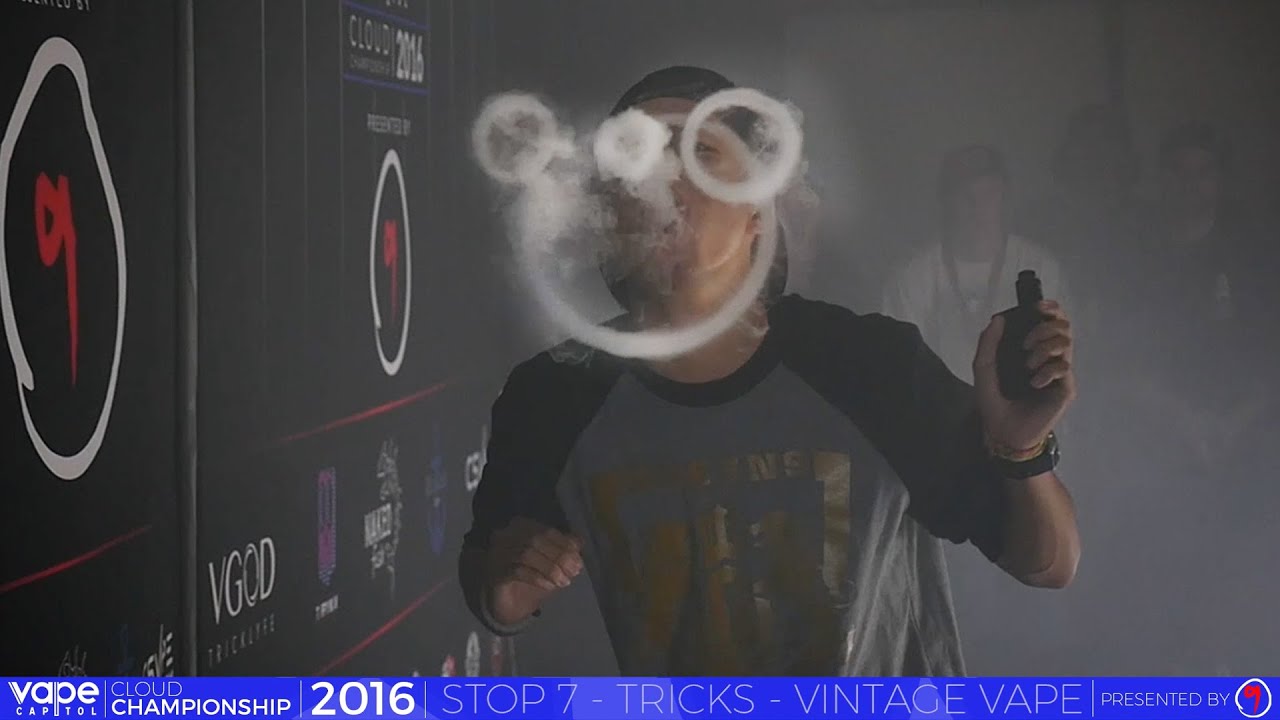 VC Cloud Championship 2016 - The Vintage Vape - Vape Tricks - YouTube