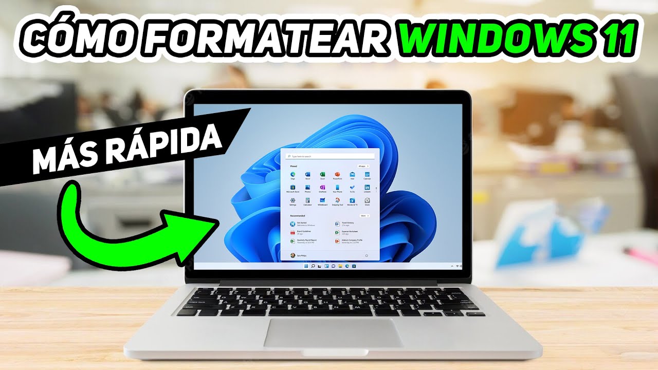 Cómo formatear WINDOWS 11 (FÁCIL) - YouTube