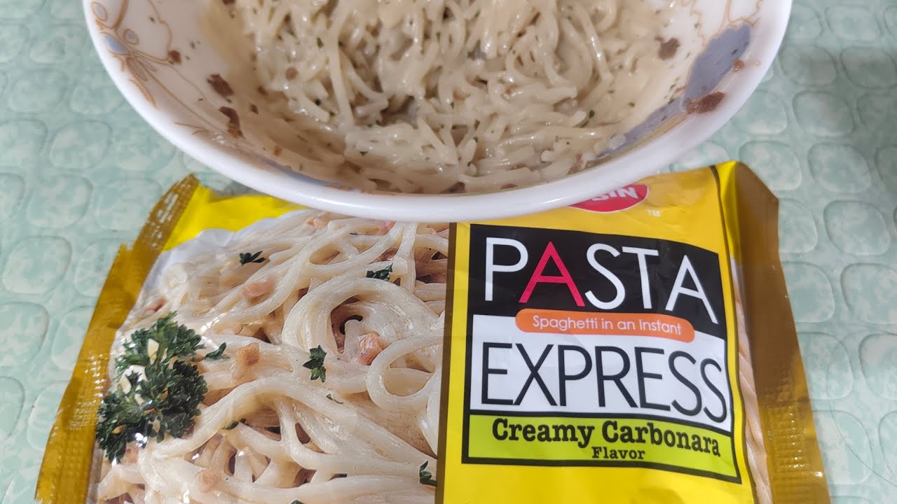Easy to cook NISSIN PASTA EXPRESS- Creamy Carbonara - YouTube