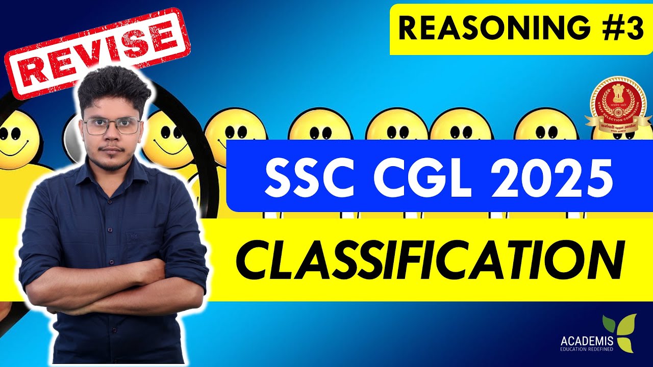 SSC CGL 2025 - REVISION Class - CLASSIFICATION - YouTube