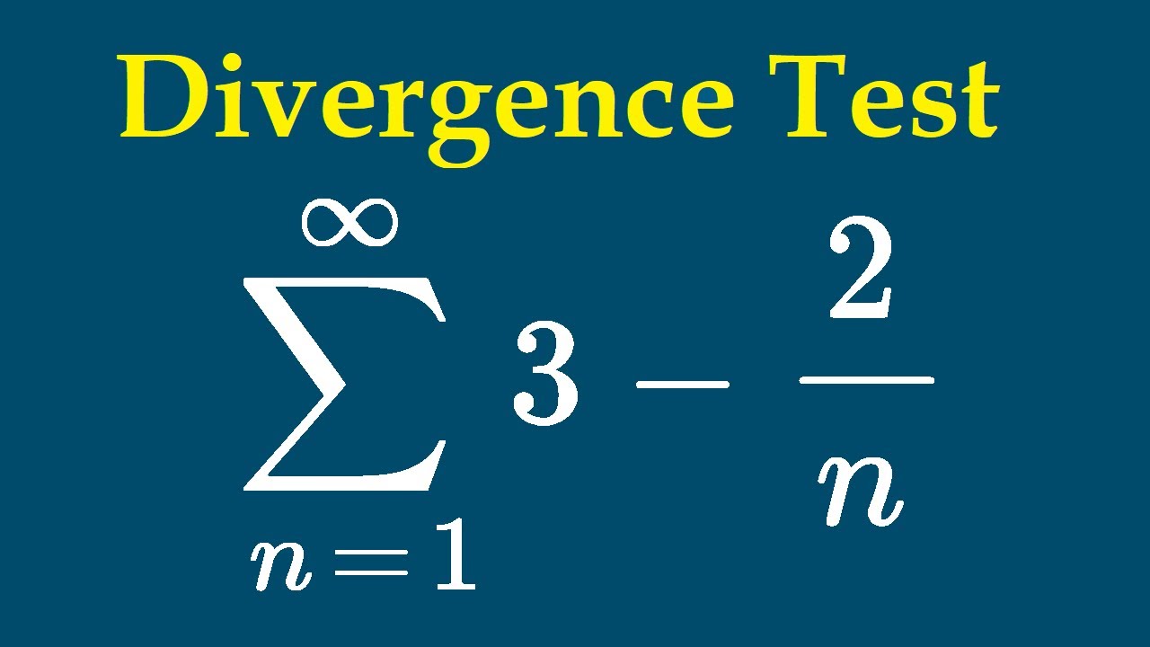 Divergence Test Proof - YouTube