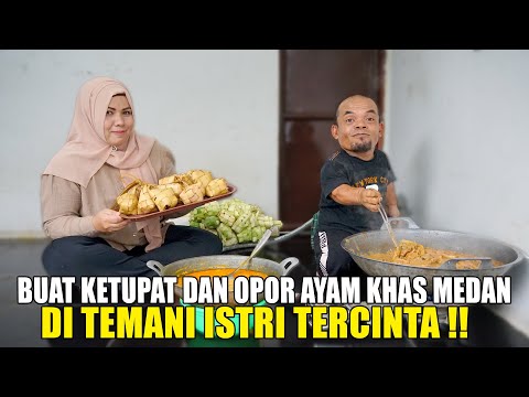 BUAT KETUPAT DAN OPOR AYAM KHAS MEDAN UNTUK DIHARI LEBARAN !!