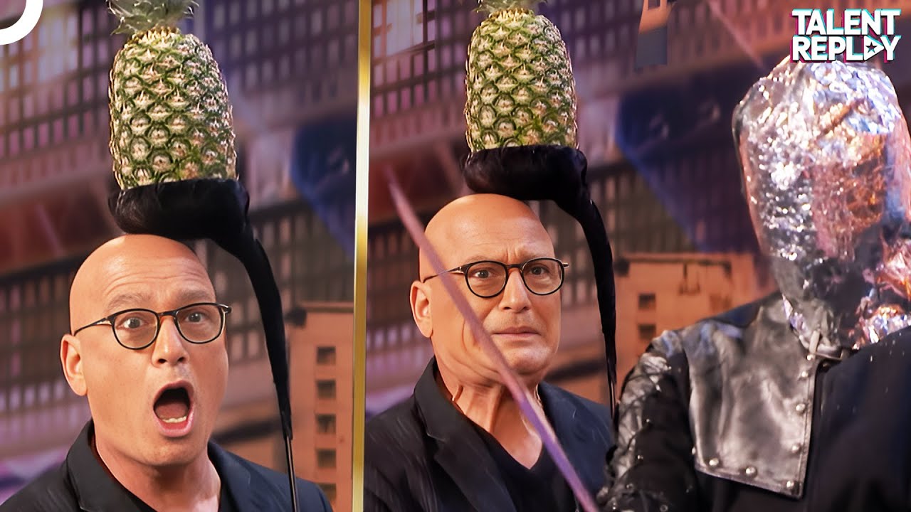 Sword-Swinging Aaron Crow Dares Howie Mandel! | America's Got Talent ...