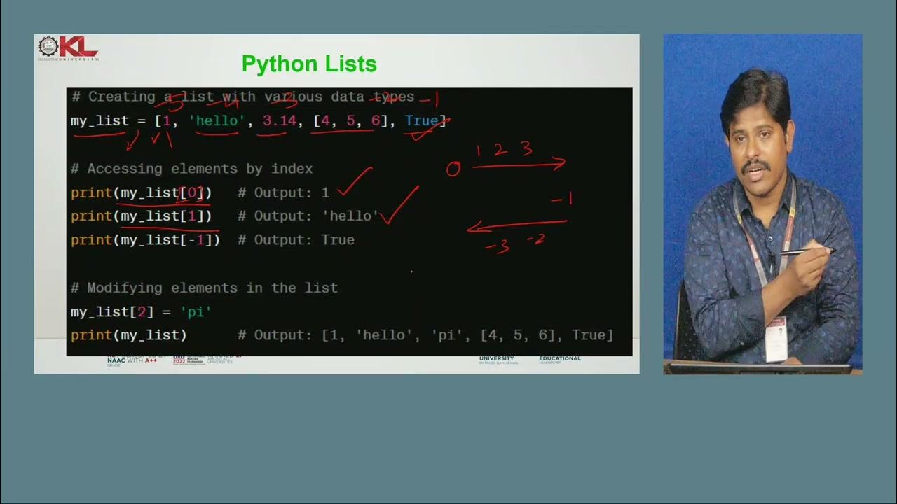 Python and R programming: Python Lists - YouTube