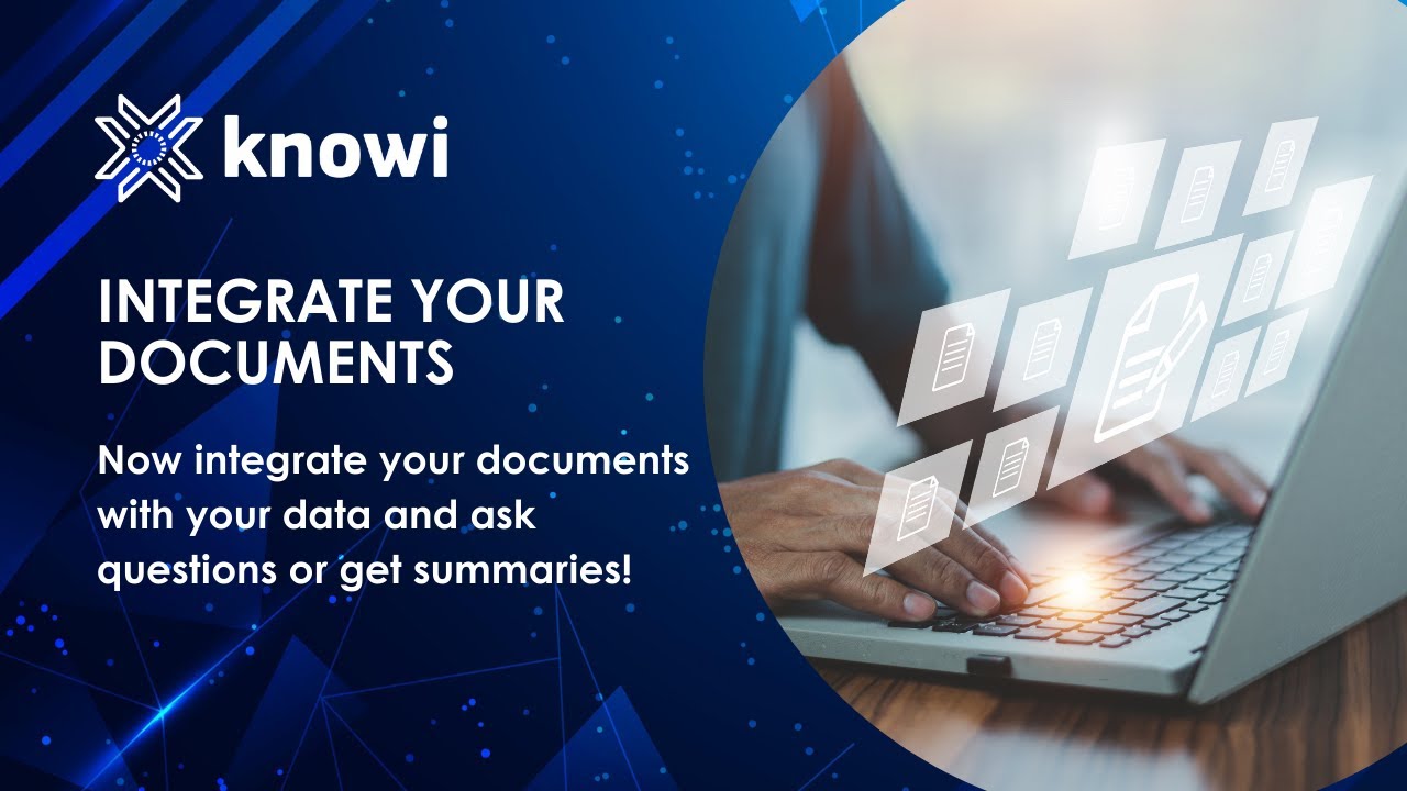 Knowi Document Assist: Integrate your documents with your data. - YouTube
