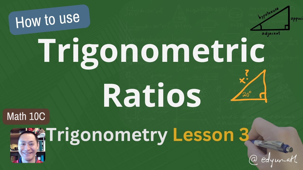 How to Use Trig Ratios to Determine a Side Math 10C Trigonometry Lesson ...