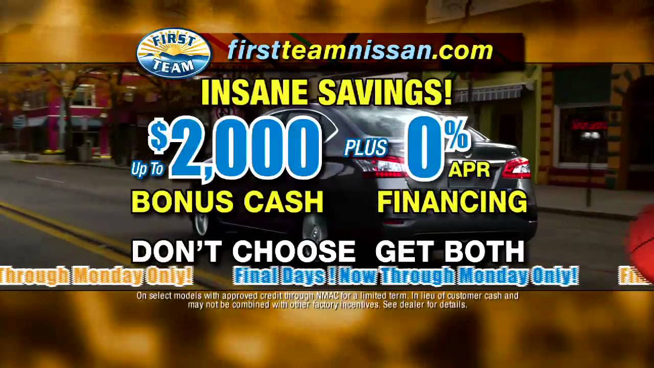 First Team Nissan Elimination Insanity - YouTube