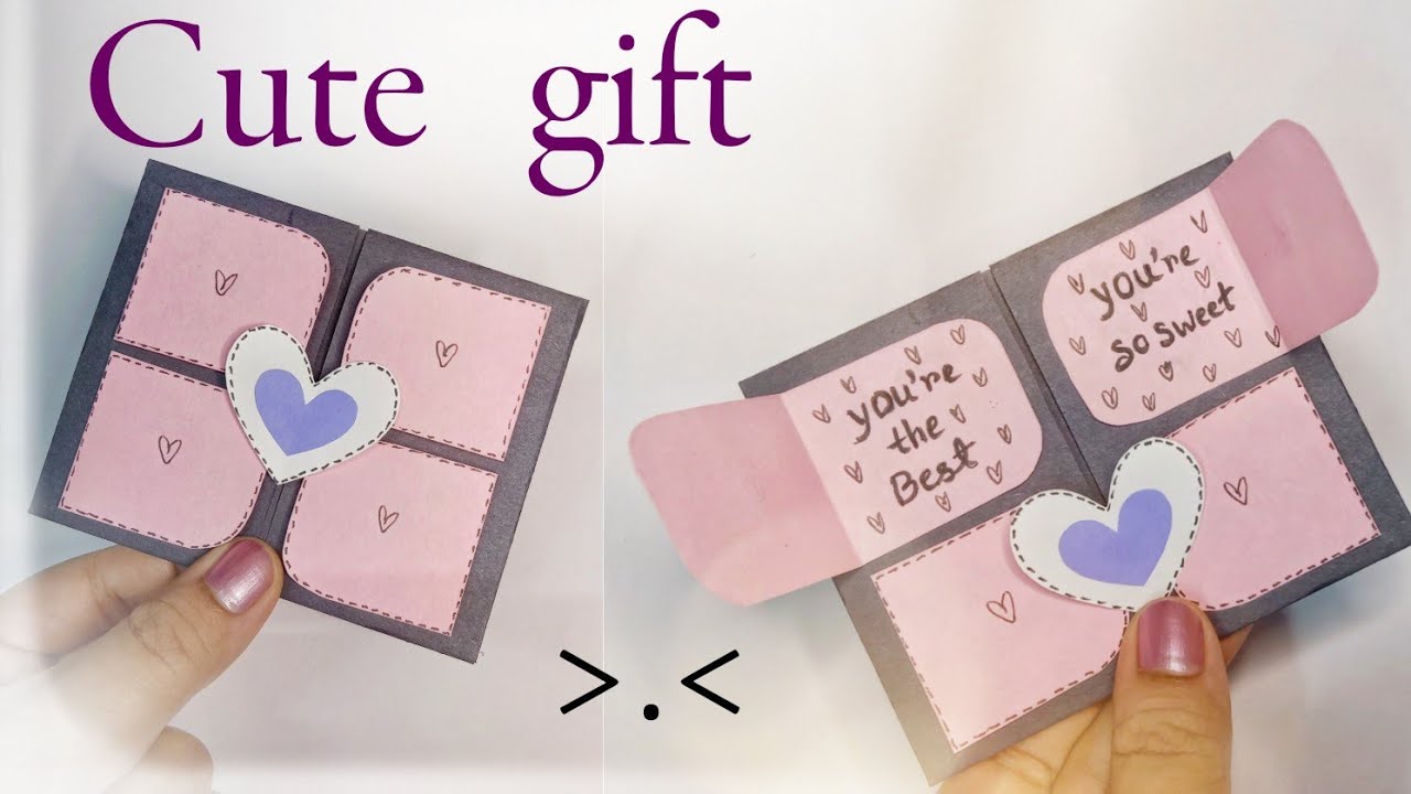 Unique card making using A4 sheet | DIY Card Idea - YouTube