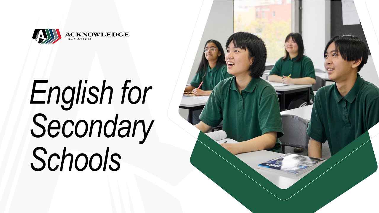 Acknowledge Education English for Secondary Schools - YouTube