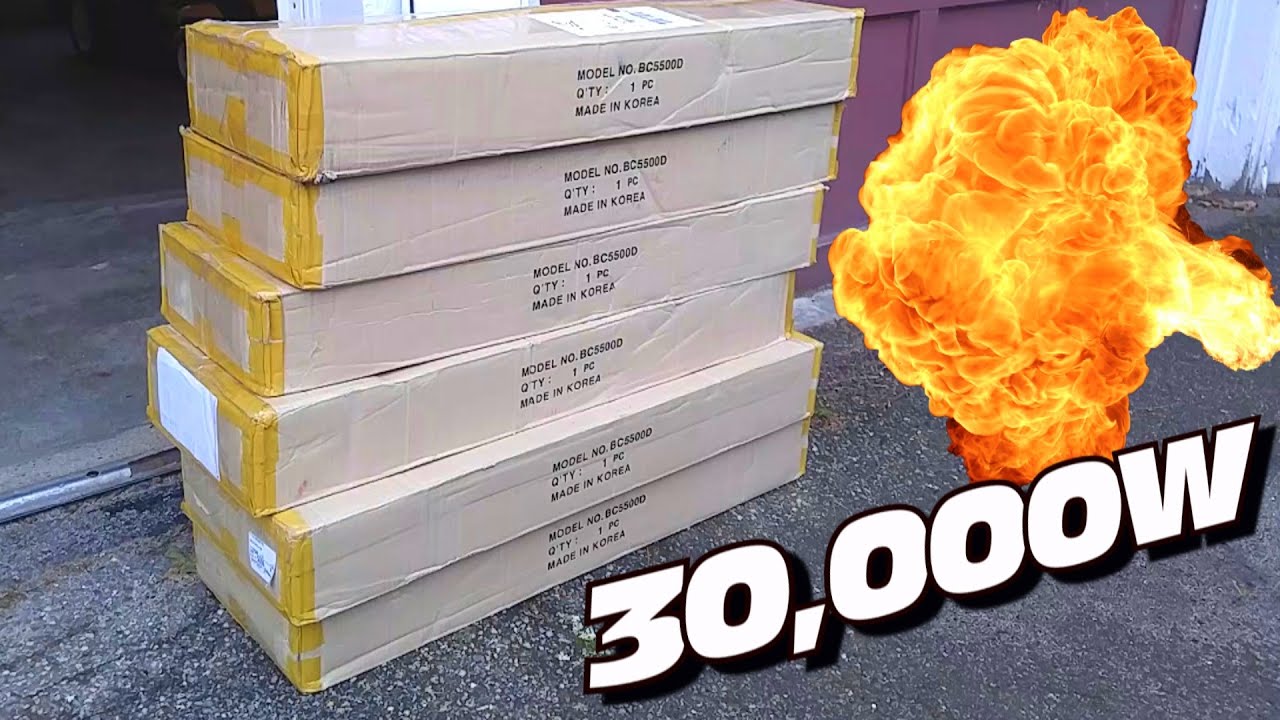 30,000 WATTS OF BASS AMPS!!!! EXO's Six Crescendo BC5500 Amplifiers ARE ...