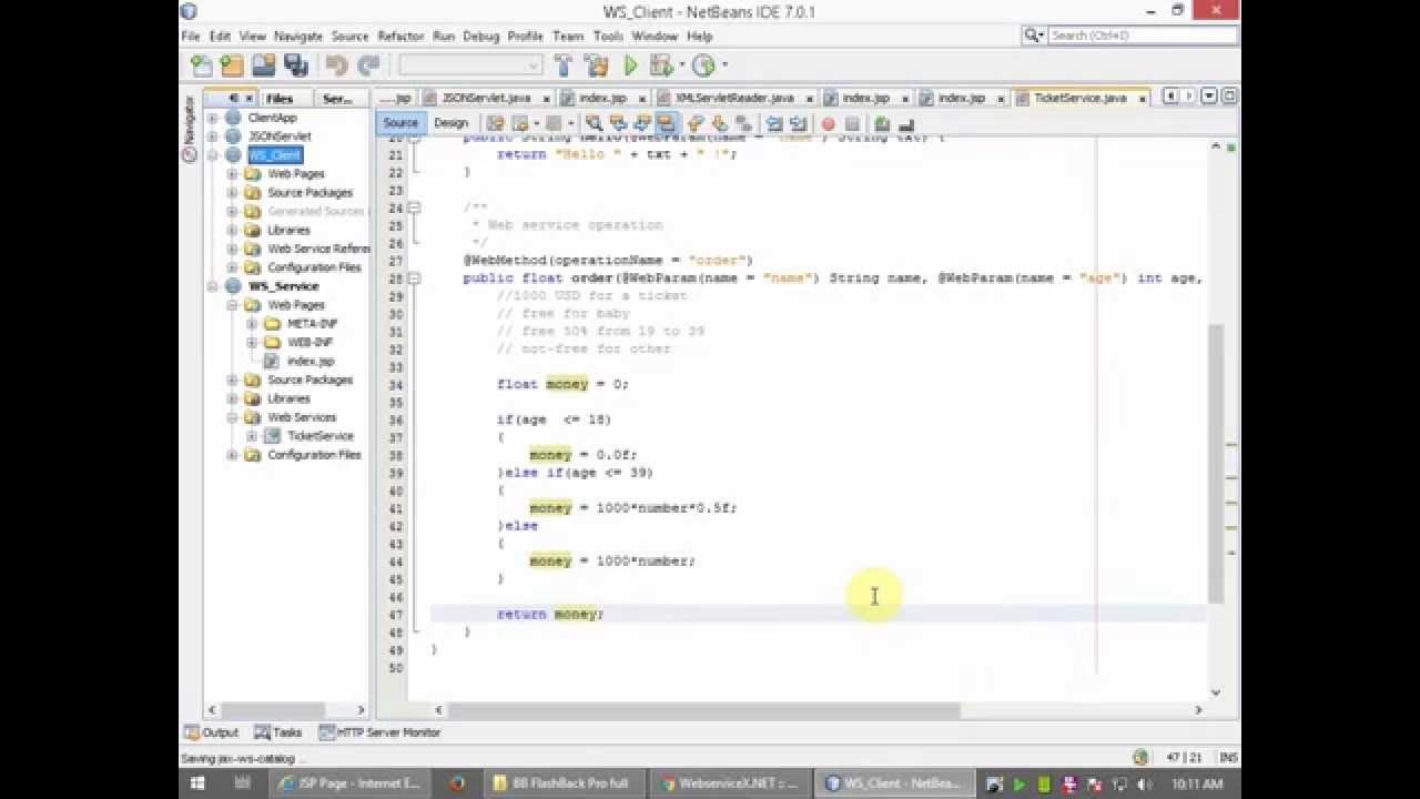 Using Jax Ws Call Net Webservice Youtube