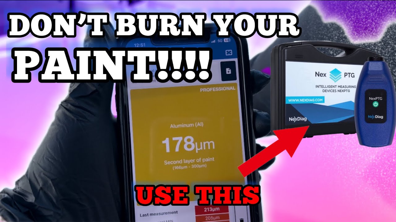 Don’t Burn Through Paint - Use A Paint Depth Gauge As Reference - YouTube