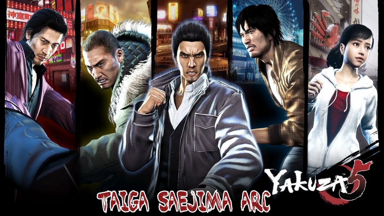 Taiga Saejima Arc (Part 2) | Yakuza 5 Remastered | Movie Cutscenes ...
