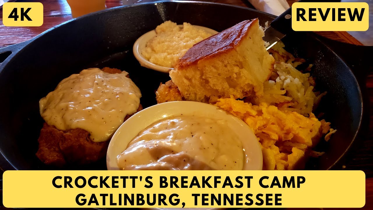 [4K] Crockett's Breakfast Camp Tour and Review Gatlinburg Tennessee ...