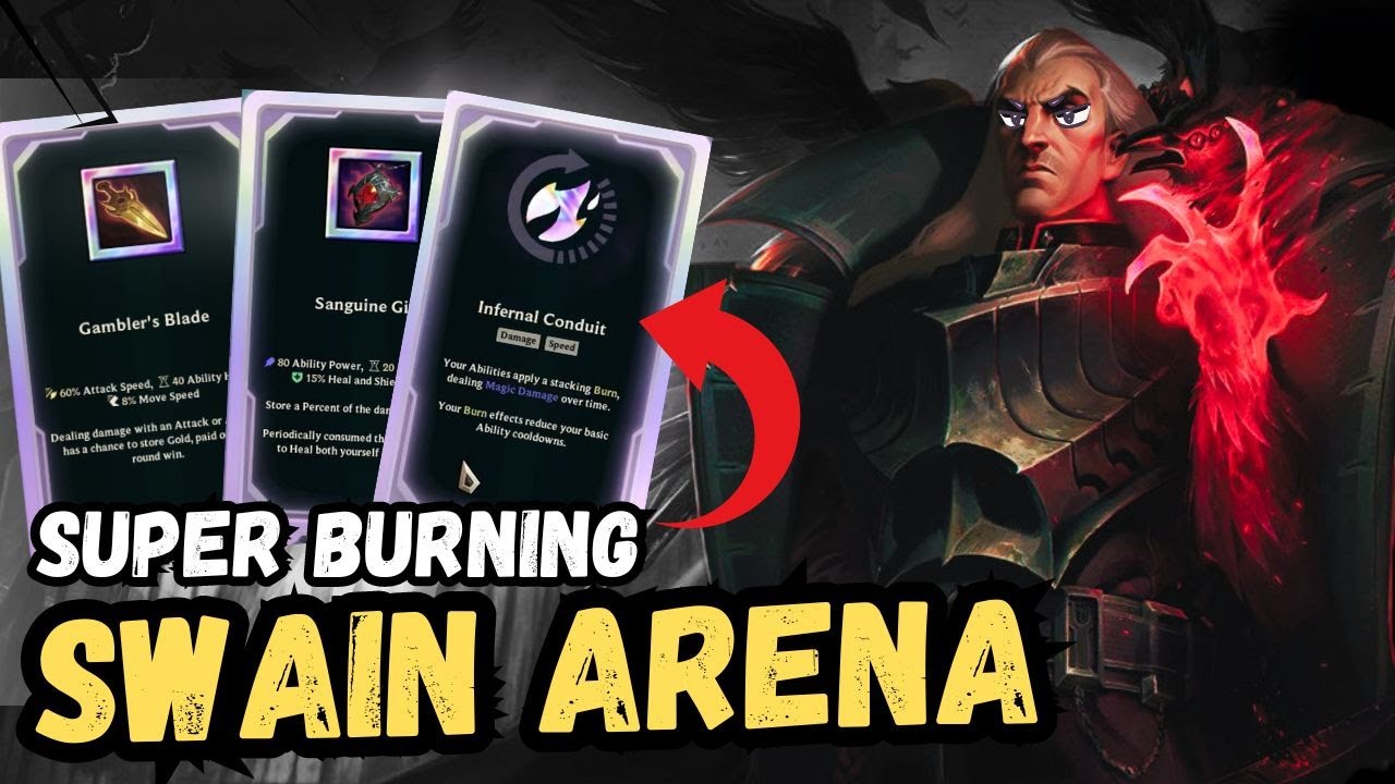 Swain Arena 2v2v2v2 The Infernal Conduit Burning Enemies to Death w ...